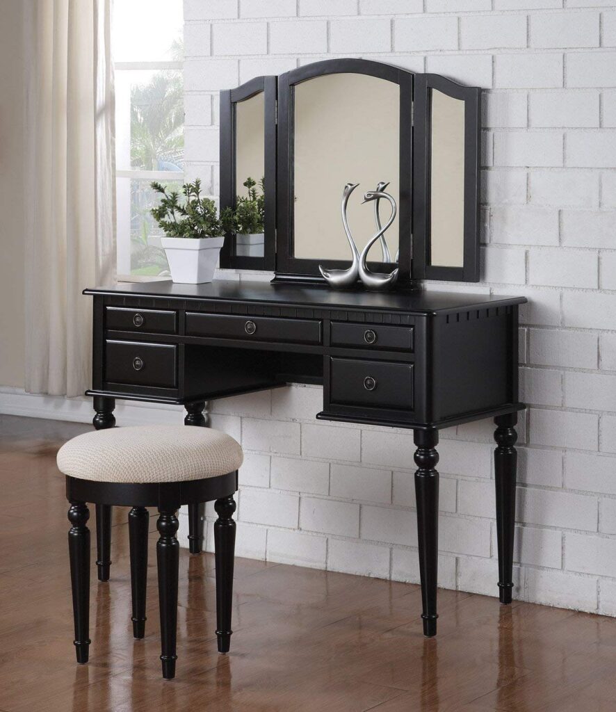 Dressing table height - size standards, design features, how to choose ...